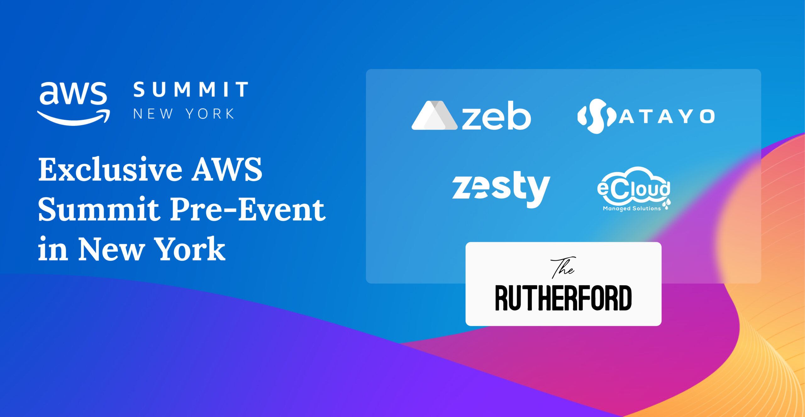 Exclusive AWS Summit Pre-Event in New York